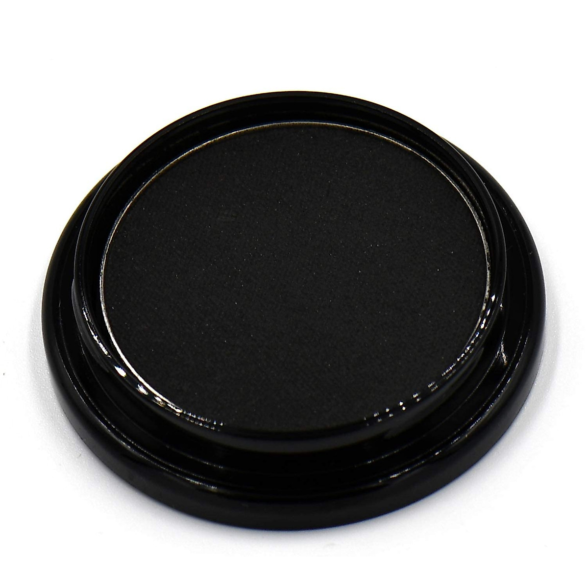 Pure Ziva Black Matte Opaque Smokey Eye Onyx Midnight Zero Jet Black Pressed Powder Single Vegan Eyeshadow; Talc, Paraben & Cruelty Free