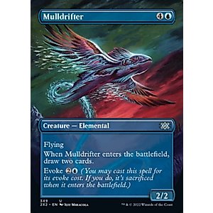 Magic: the Gathering - Mulldrifter (349) - Borderless - Foil - Double Masters 2022