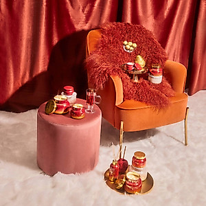 Capri Blue Holiday Mercury Jar Candle - Soy Candle Blend - Fall Candles for Home Scented with Apple, Cinnamon & Pear - Apple Candle for Fall Decor - Signature (Apple Cider Social, 19 oz)