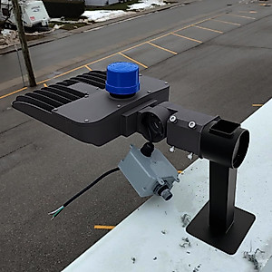 KSWLOR Slip Fitter Adapter, 90 DegreeWall Mount Bracket ,2-3/8 inch Light Fixture Mounting Bracket,Tenon Adaptor for Outdoor Commercial Street Light,Parking Lot Lights,Shoebox Light Fixture