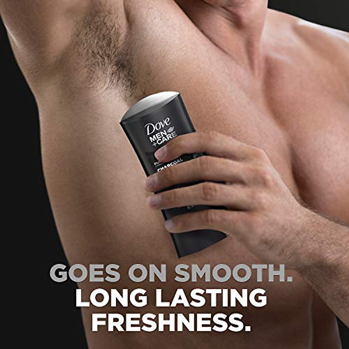 DOVE MEN + CARE Antiperspirant Deodorant Charcoal 4 Count Antiperspirant Natural Inspired Deodorant for Men 2.6 OZ