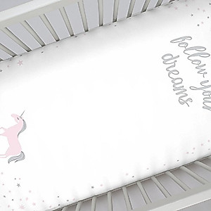 NoJo Unicorn 4 Piece Crib Bedding Set