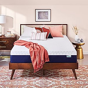 Sleep Innovations Shiloh 14 Inch Memory Foam Mattress With Ventilated Suretemp Foam For Breathability, Queen Size, Bed In A Box, Medium Firm Support