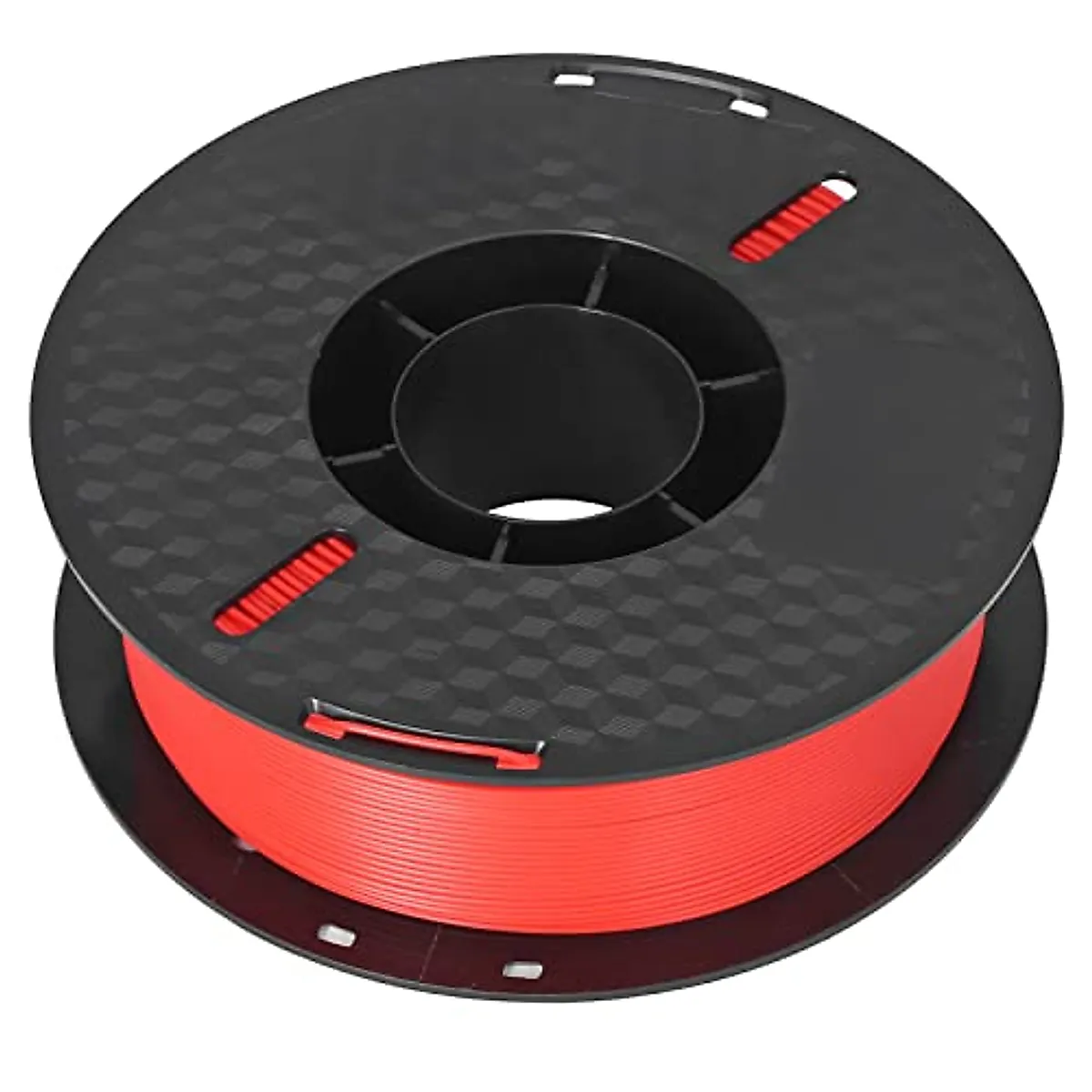 3D Printer Filament, Odorless Anti Clogging 1kg PLA Filament for High Precise Printing (Red)