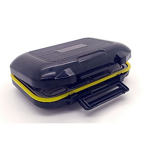 Sibas Tackle Box Organizer Waterproof Portable Double Sided Small Case Mini Utility Lures Box Kayak Fishing Containers for BASS Lures for Vest Jewelry Bead High Strength Lock