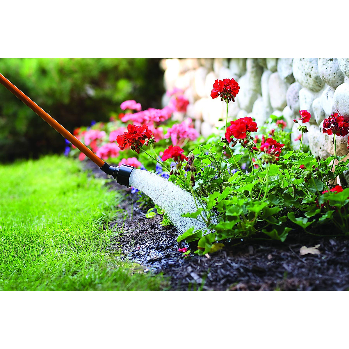 Dramm 30" Green Water Wand and 11 GPM 1000 Hole Water Breaker Nozzle Bundle