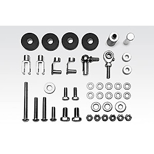 CMX500 Rebel 2017/22 - Kit Original Controls Repositioning (S-0796) - Footrest Footpegs Adjustable Set - Hardware Fasteners Included - De Pretto Moto Accessories (DPM Race) - 100% Made in Italy