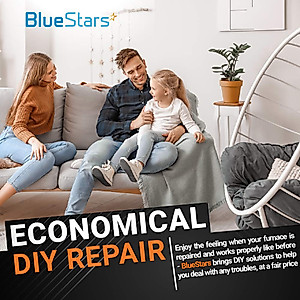 BlueStars Ultra Durable 52W29 Furnace Flame Sensor Replacement Part - Exact Fit for Lennox, Armstrong & Ducane Furnaces - Replaces 52W2901 LB47940A 31L71 31L7101