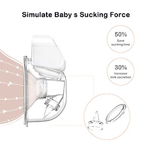 S9/S10/S12 Wearable Breast Pump Accessories, 2 Duckbill Valve&2 Silicone Ring&2 Diaphragm Compatible with Momcozy Duckbill Valve and Silicone Diaphragm Accessories (6 Pieces Set)