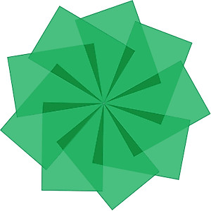 Pangda 9 Pack Gel Filter Colored Correction Gel Light Filter Transparent Color Film Plastic Sheets, 11.7 by 8.3 Inches (Green)