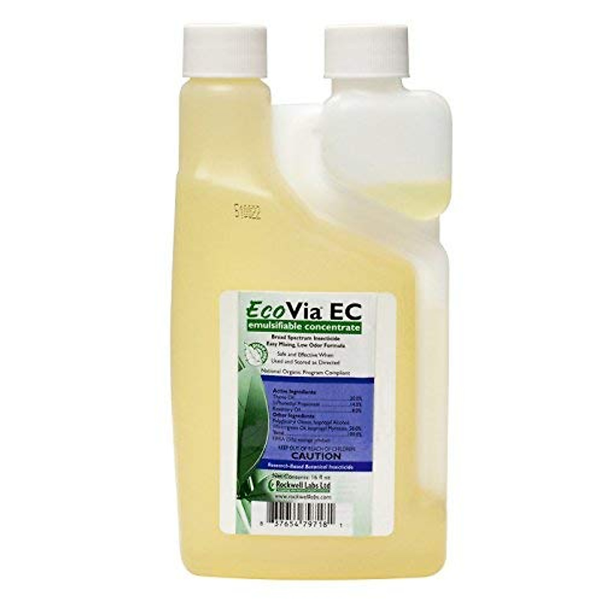 Rockwell Labs EVEC016 EcoVia EC Botanical Pesticide-16oz