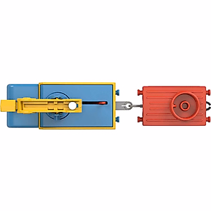 Thomas & Friends Motorized Toy Carly the Crane Battery-Powered Rail Vehicle for Preschool Pretend Play Kids Ages 3+ Years