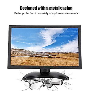 Pwshymi 11.6in 1920x1080 HD Resistance Touch Screen Metal Industrial Monitor G1116-R (2556 100-240V)(#1) Monitor Escritorios y periféricos