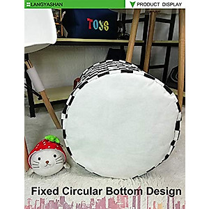 LANGYASHAN Laundry Basket Canvas Fabric Collapsible Organizer Basket for Storage Bin Toy Bins Gift Baskets Bedroom Clothes Children Nursery Hamper (Racing Flag)