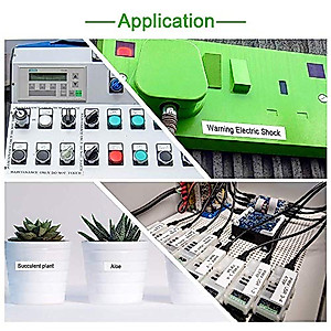 Replacement for Brother Ptouch 12mm TZe-231 Label Tape Bundle with 6mm Replacement TZe-211 Label Tape (10-Pack)