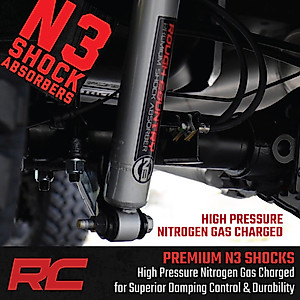Rough Country 4.5-5.5" N3 Front Shocks for 98-11 Ford Ranger - 23211_A