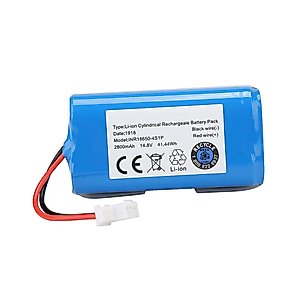 Zopsc 14.8V 2800Mah High Capacity Replacement Lithium-ion Battery for Ecovacs N79S Robot Vacuum Cleaner, No Memory Effect
