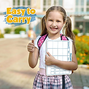 Dry Erase Place Value Whiteboard,9" x 12" Double Sided Dry Erase Boards for Kids for Teaching Place Values from Billions to Decimal Numbers,Math Manipulatives White Board for Students
