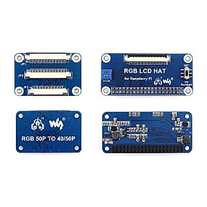 waveshare 5 inch LCD IPS Display 800x480 Resolution Screen for Raspberry Pi 3 B+/3 B/3 A+/2 B/Zero/Zero W/Zero WH, DPI Interface, no Touch, Supports Raspbian, Ubuntu, OSMC
