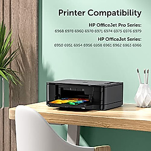902XL Ink Cartridge Combo Pack Replacementfor HP 902 XL High Yield Compatible for HP Officejet Pro 6978 6968 6970 6960 6962 6958 6954 6950 6951 Printers (Black, Cyan, Magenta, Yellow, 4 Combo Pack)