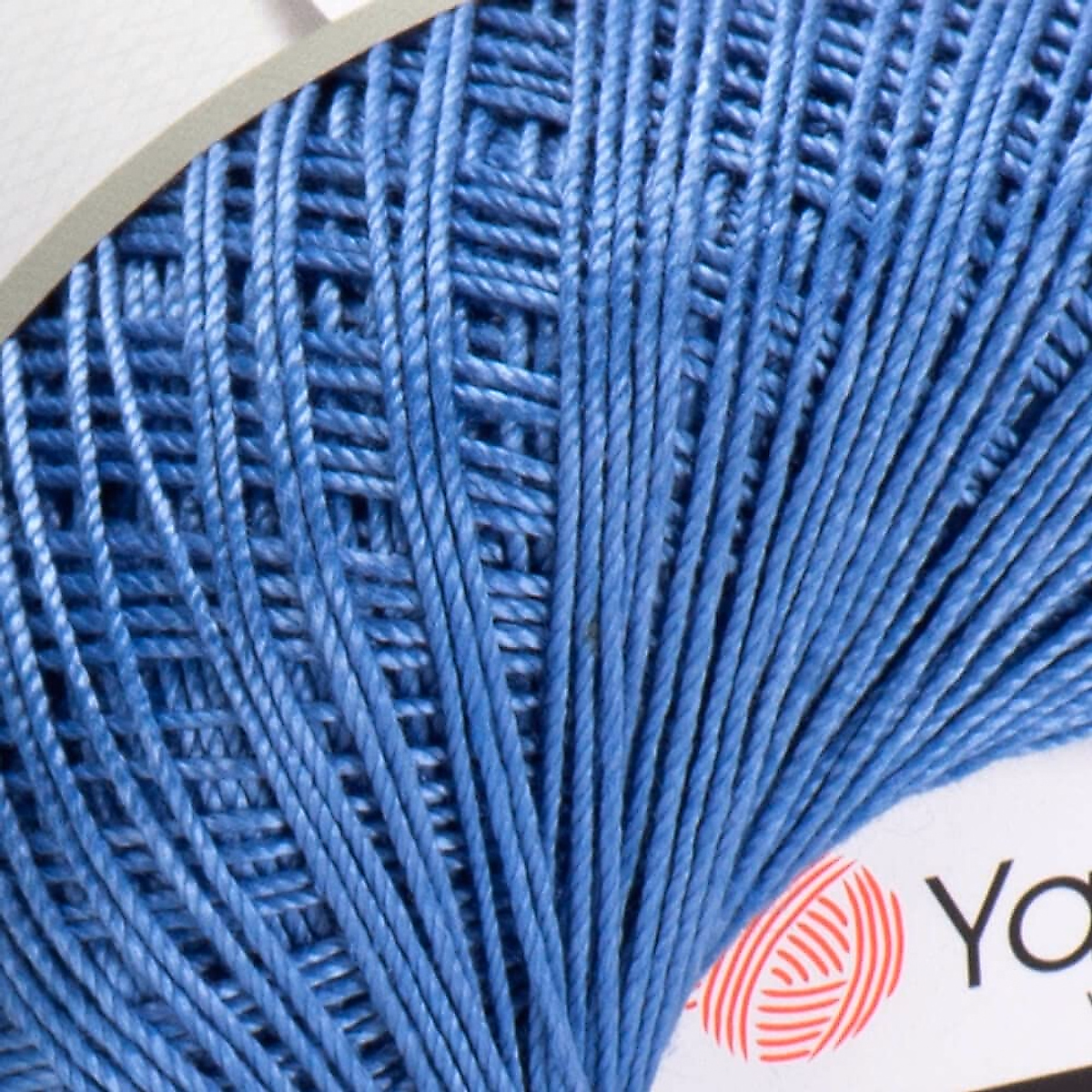 2 Skein(Ball) YarnArt Violet,100% Mercerized Cotton Yarn and Crochet Lace Hand Knitting Thread, Great Choice for Embroidery Arts & Crafts (Blue - 5351)