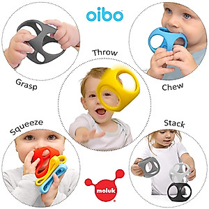 MOLUK Oibo Sensory Toy Monochrome Baby Toys & Gifts for Ages 0 to 11