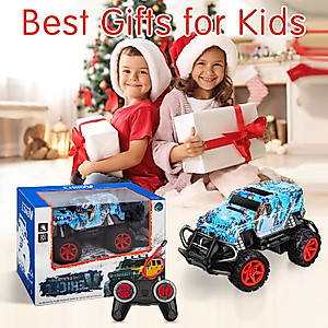 NARRIO Remote Control Car Toys for 3 4 5 6 7 Year Old Boys Gifts, RC Cars for Kids 3-5 Monster Trucks for Boys Age 4-7, Christmas Birthday Gifts for 3-8 Year Old Boy Girls Toddler Toys Age 3-7 Years