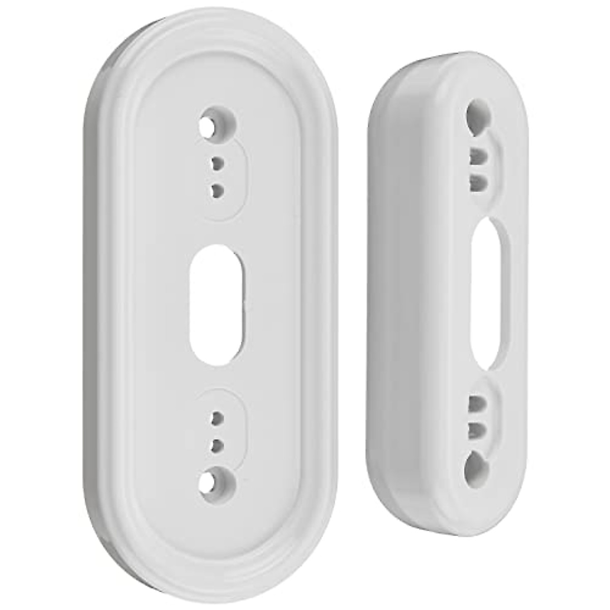 AirTech Home Automation Wedge Extender Kit Mount Compatible with Nest Hello 1st Generation, White Classic Pill Made for Nest Hello, Outdoor use.