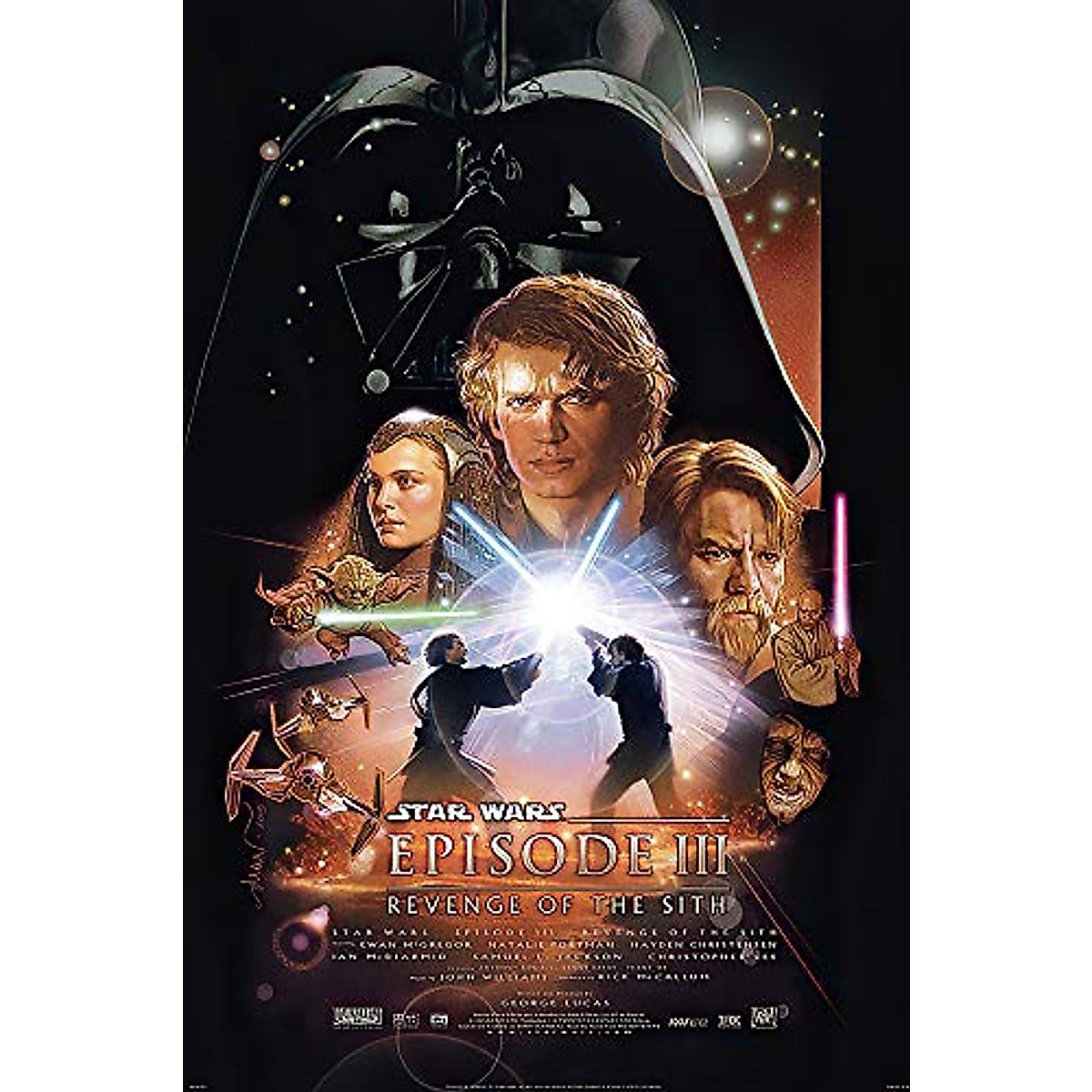 POSTER STOP ONLINE Star Wars Episode III - Revenge of the Sith - Movie Poster/Print (Regular Style) (Size 24" x 36")