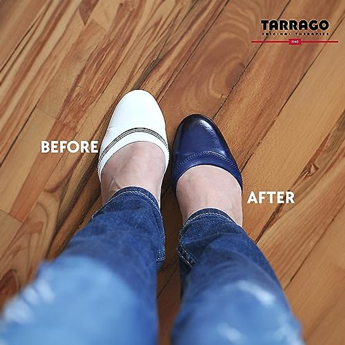 Tarrago Leather Dye Kit with Deglazer and Applicator - Restore & Recolor Shoes, Boots, Purses, Wallets, Jackets, and Furniture - Rich Pigment - 25mL - Bright red #102