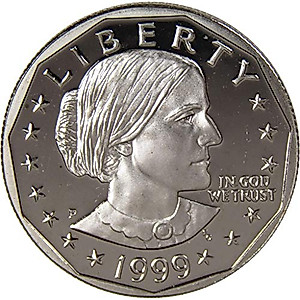 1999 P Susan B Anthony Dollar Choice Proof SBA $1 US Coin Collectible