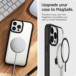 Spigen OneTap Ring Adapter for Mag Safe-Compatibility with EZ-Fit Kit [Add Mag Safe Compatibility to Non-Mag Safe Case ] - 1 Pack - Carbon