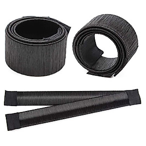 Black Magic Hair Bun Makers 3 Pcs - LHAAAYF Professional Donut Shaper, Ballet Hair Tool for Easy Kids' Ballerina Buns