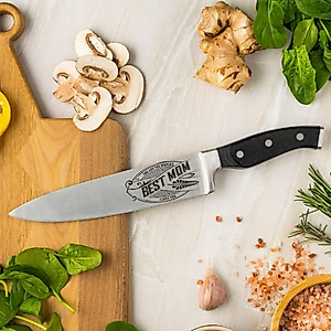 CUTLINX Birthday Gifts for Mom from Daughter Son Kids - Mothers day Gifts Ideas - Cooking Gifts for Best Mom Ever - Kitchen Chef Knife Gift Set