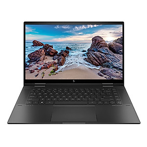 HP 2022 Newest Envy X360 2-in-1 15.6 inch FHD Touchscreen Laptop, AMD 6-Core Ryzen 5 5625U (Beat i7-7500U), 64GB RAM, 2TB SSD, Backlit Keyboard, HDMI, Windows 11, LIONEYE MP
