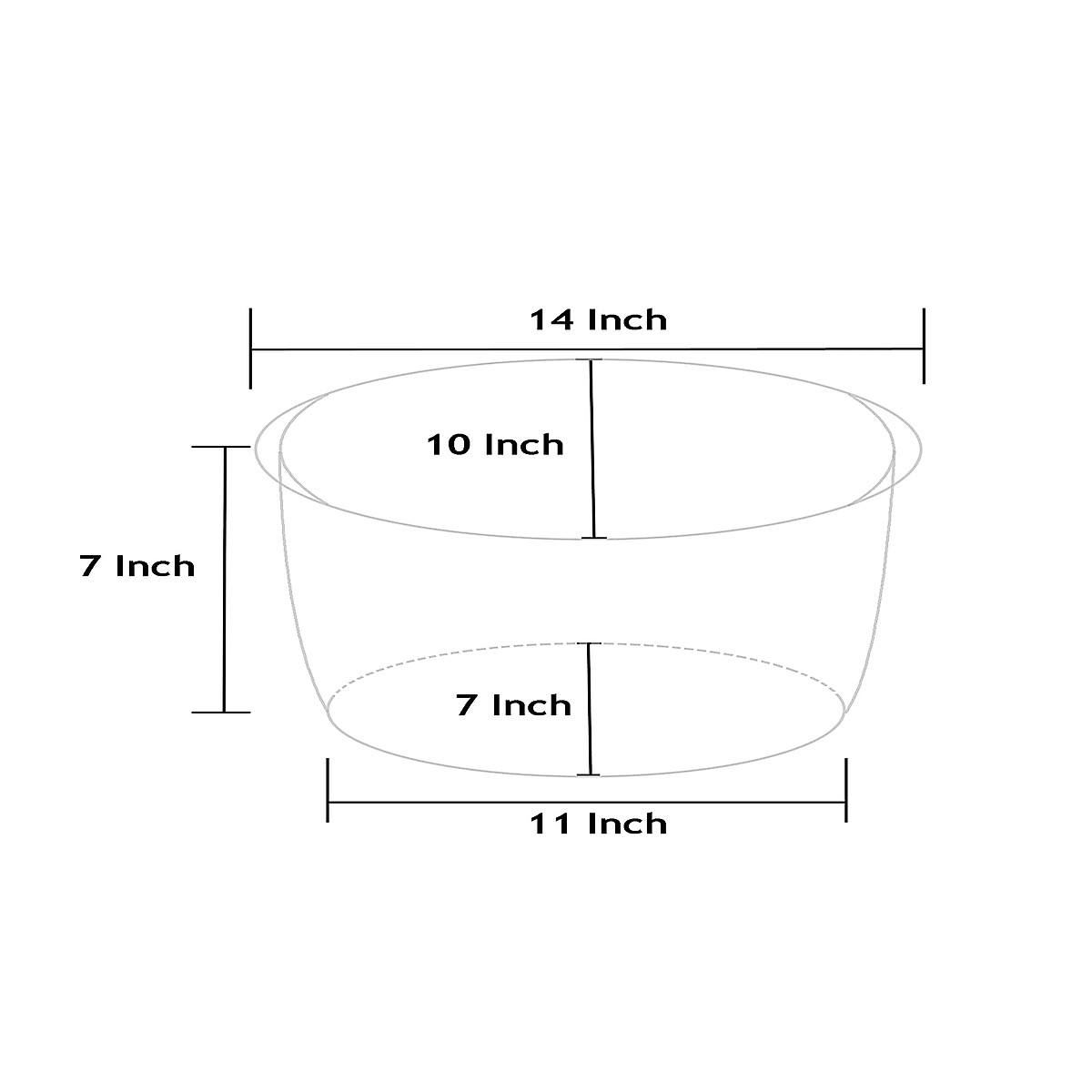 DSJ 14” x 10” x 7" Small Cotton Rope Basket with Handles,Cotton Woven Rope Storage Bins for Storing Cute Dog Cat Toys, Laundry Bedroom and Bathroom Clothes,Towels. (Black and White)