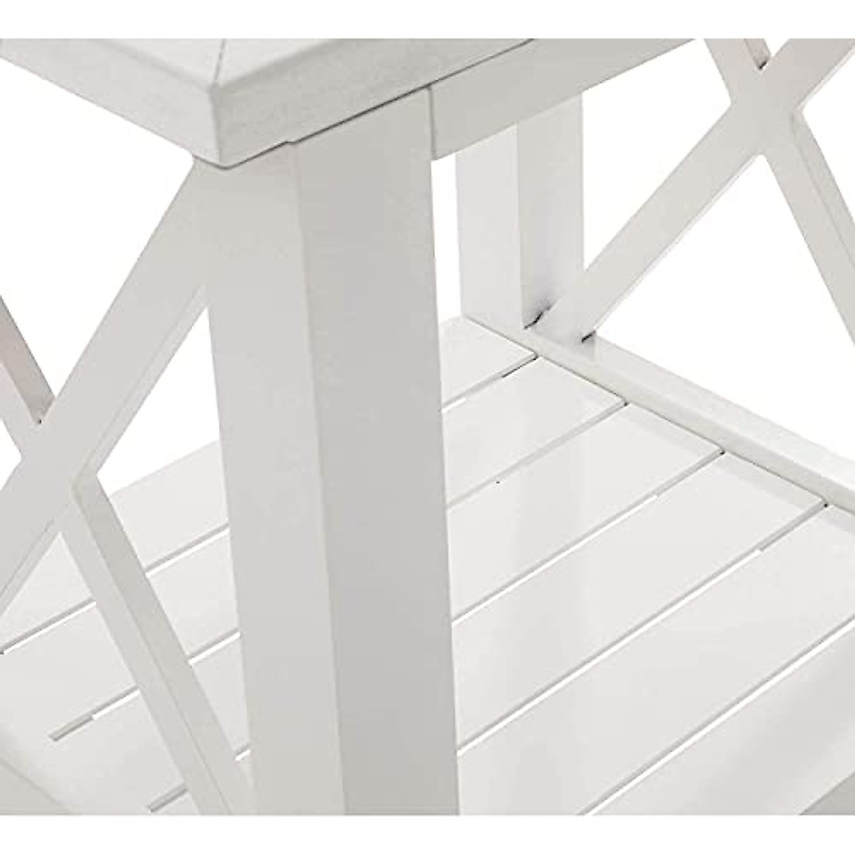 Shower Bench Waterproof - Bathroom Stool with Storage Shelf - Wood Style Bathroom Bench - Small Shower Stool for Shaving Legs - Non-Slip Adjustable Feet - Shower Seat Doubles as a Corner Shower Stool