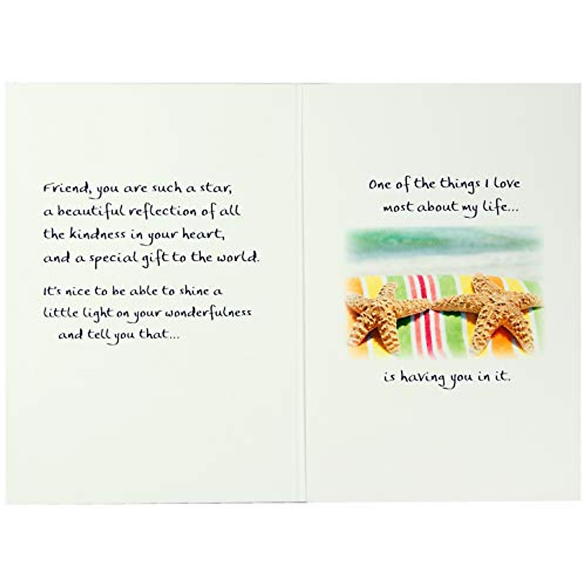 Blue Mountain Arts PIX012 Greeting Card “Friends are Like Stars” Is The Perfect Birthday Or “Thinking of You” Card For A Wonderful Friend, by Douglas Pagels