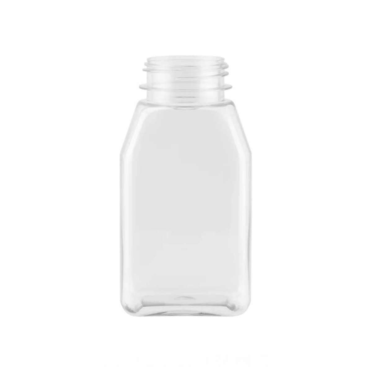 Mountain West Plastic Spice Jars with Shaker Lids (16 fl oz, 4-Pack) Reusable Jars Perfect for an Organized Kitchen