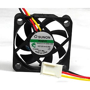 Sunon 40x40x10mm Super Low Speed 12V DC 3pin Fan Model, HA40101V4-0000-C99
