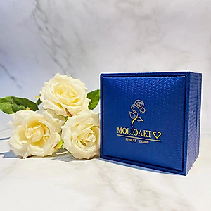 2 Carat (ctw) Center Moissanite engagement rings for women 10K 14k 18K gold ring Platinum Plated Silver Princess moissanite rings -3921