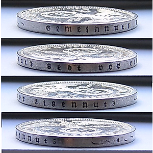 1939 DE Coins Third Reich Period 1936-1939 Mark VF20