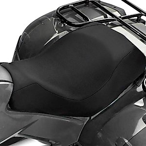 KEMIMOTO ATV Seat Cover Four Wheeler Seat Cover Water-Resistant Universal Compatible with Polaris Sportsman Fourtrax Can-Am Kawasaki Arctic Cat CFMOTO, Black
