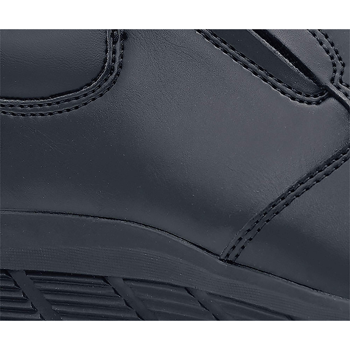 Shoes for Crews Cater II, Men's Non Slip, Slip On Shoes for Men, Water Resistant Mens Work Shoes - Med Comfortable Slip Resistant Work Shoes Men, Safety Footwear, Black, Size 7.5