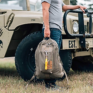 Olive Drab Vintage Canvas Flight Bag