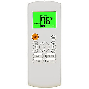Replacement Remote Control for Midea MR COOL Koolking Bosch Carrier Toshiba AC Air Condtioner RG57B1/BGE RG57A6/BGEF RG57A6/BGEFU1 RG57E1/BGEU1 RG52A2/BGEFU1 RG57F3(B)/BGEFU1 RG57H3(B)/BGCEFU1-M