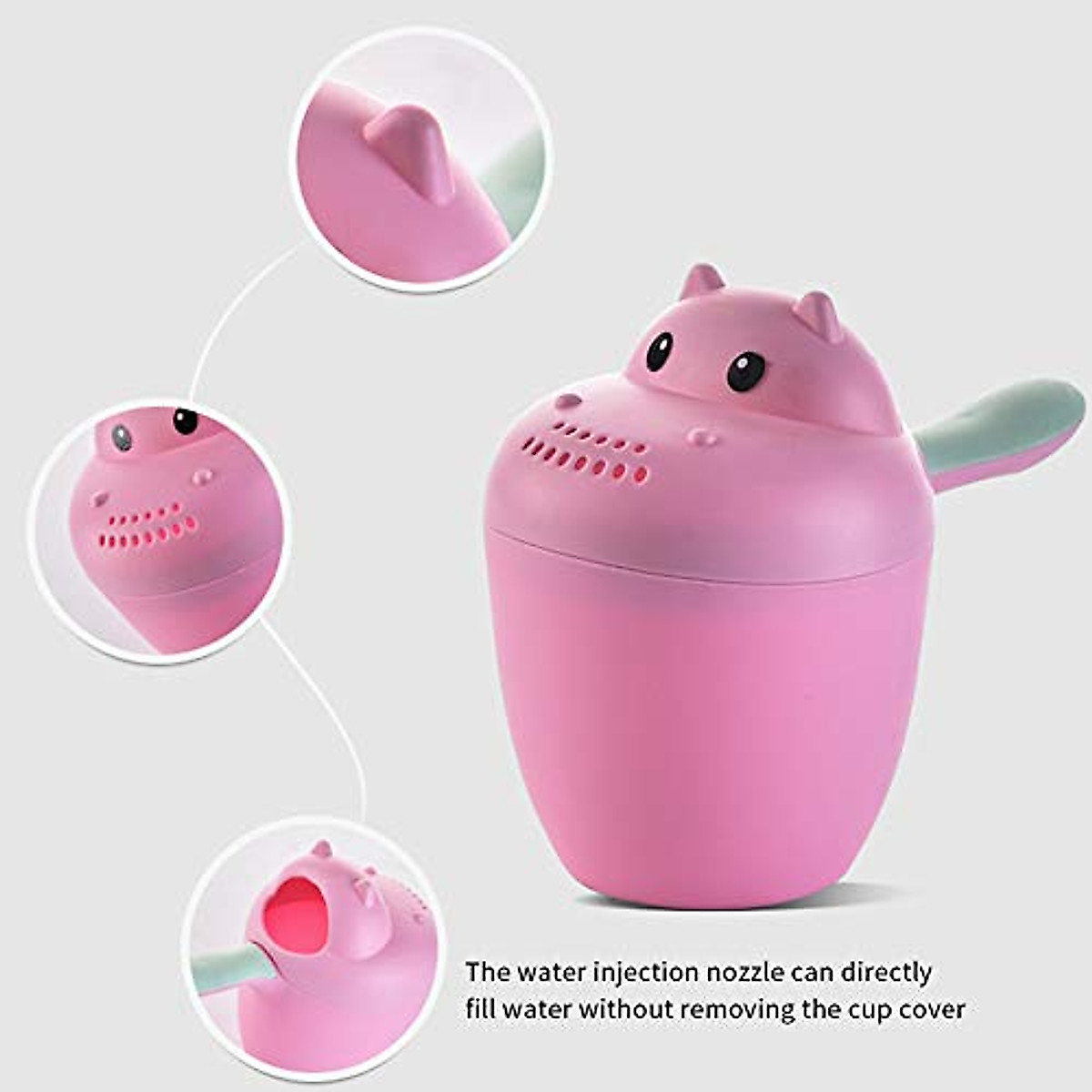 Rinse Shampoo RinserBaby Dippers Bath Rinse Cup Wash Hair Cup Shower Sprinkler,Baby Bath Rinser Pail to Wash Hair and Wash Out Shampoo