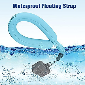 JOTO 2 Pack Floating Wrist Strap for Waterproof Camera Underwater Phone Pouch up to 11 ounce/315g -Blue