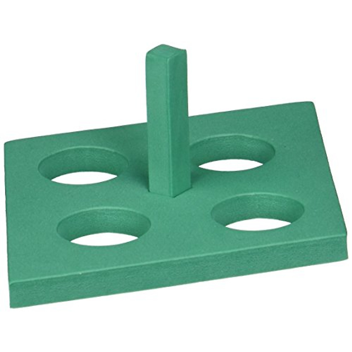 Heathrow HS2165A Floating Foam Tube Rack, 50 mL Tubes, Green (Pack of 5)