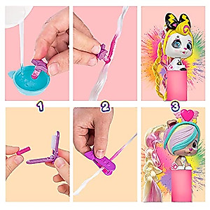 IMC Toys VIP Pets Mini Fans Color Boost S2 2-Pack - Includes 6+ Surprise Accessories| Kids Age 3+